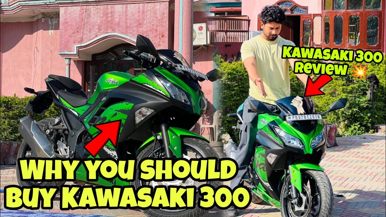 Kawasaki Ninja 300 review|| buy or not 🚫|| Better than BMW RR 310 😈 ...