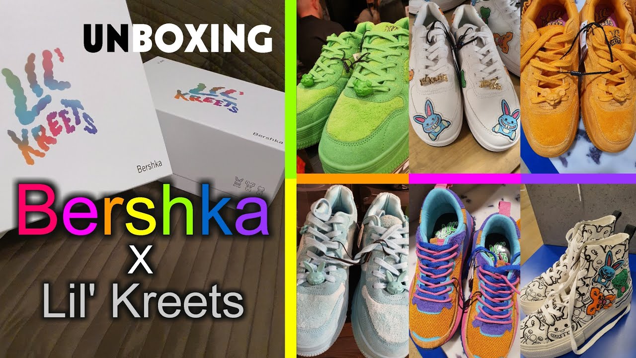 Unisex Fun Sneakers at BERSHKA & Lil' Kreets - Limited Edition yang ...