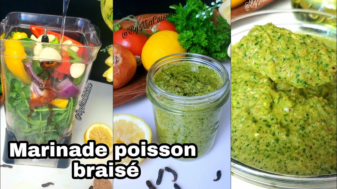 Marinade pour poisson braisé/ ton poisson sera à un niveau supérieur ...