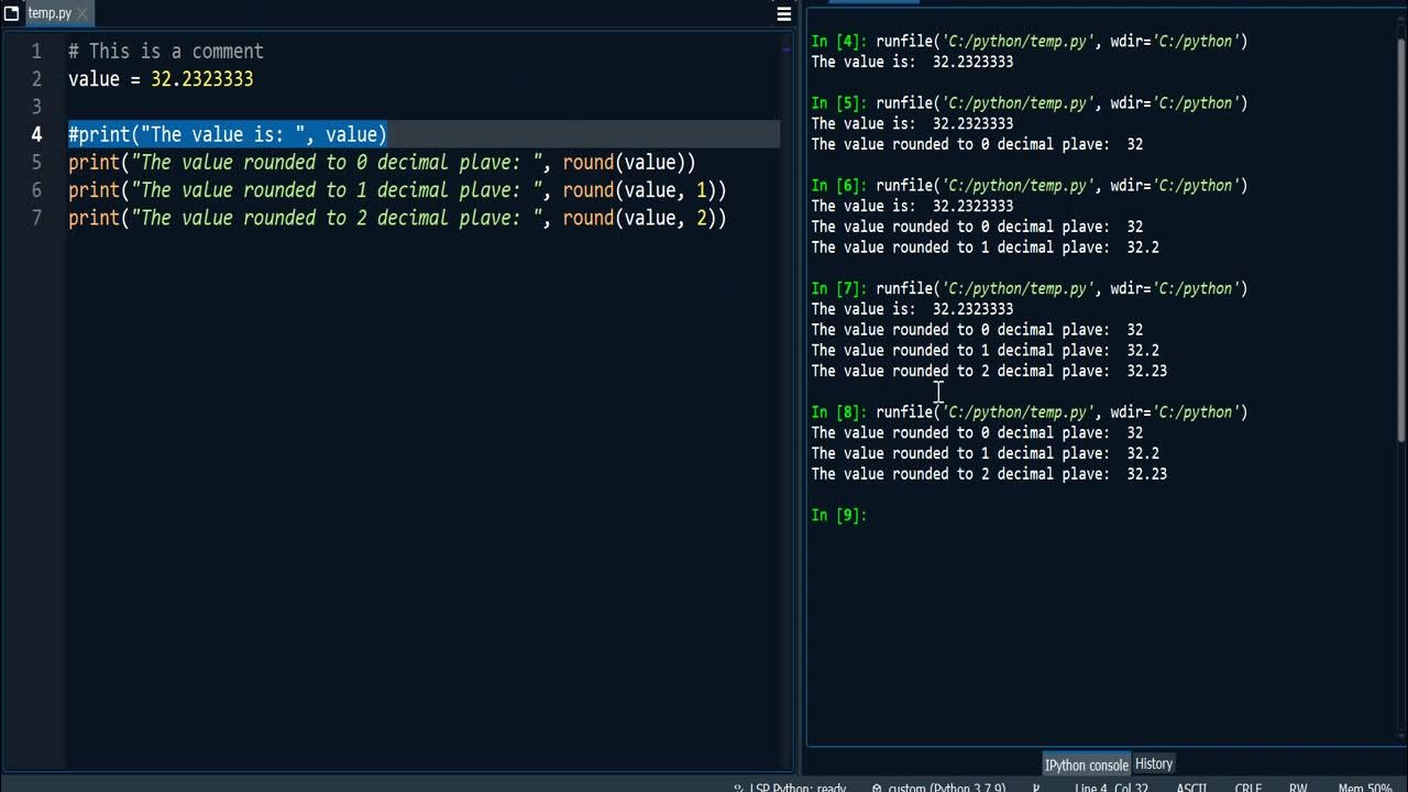 Python 15: How to write a comment in Python - YouTube