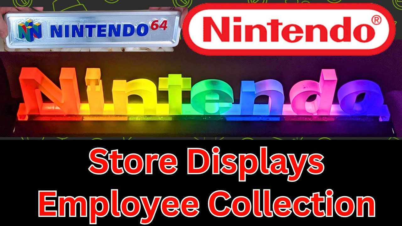 UNBOXING of Nintendo Employee Video Game Displays & Binders : Part 8 ...