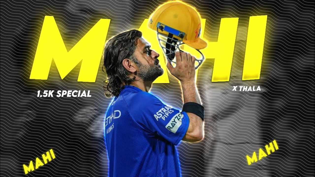 MAHI X THALA || ATTITUDE STATUS|| OFFICIAL 11 EDITX - YouTube