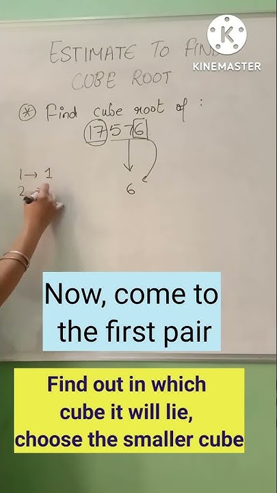 Estimating Cube root of a number - YouTube