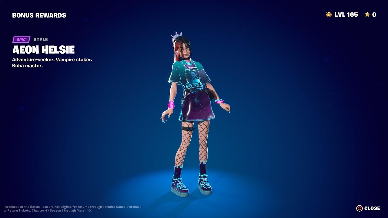 FORTNITE Battle Royale AEON HELSIE Skin Win Solo PS5 Gameplay 4K HDR 60 ...