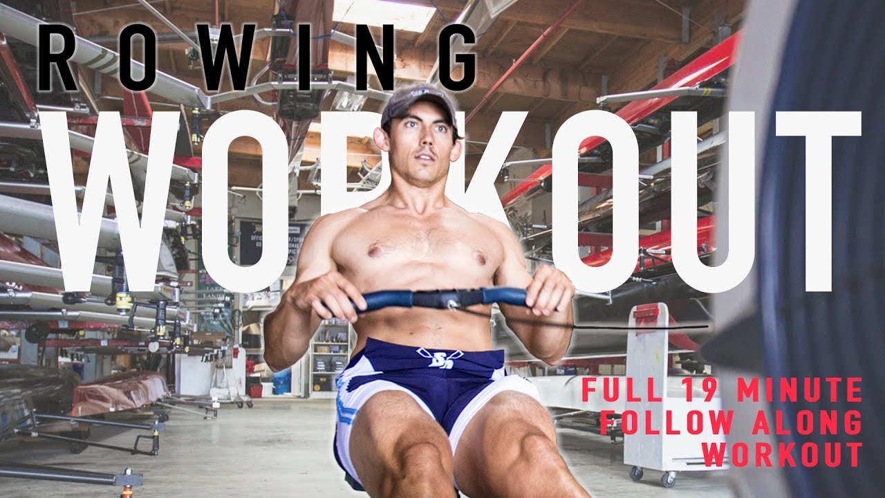 19 Minute Rowing Workout - Follow Along Row - YouTube