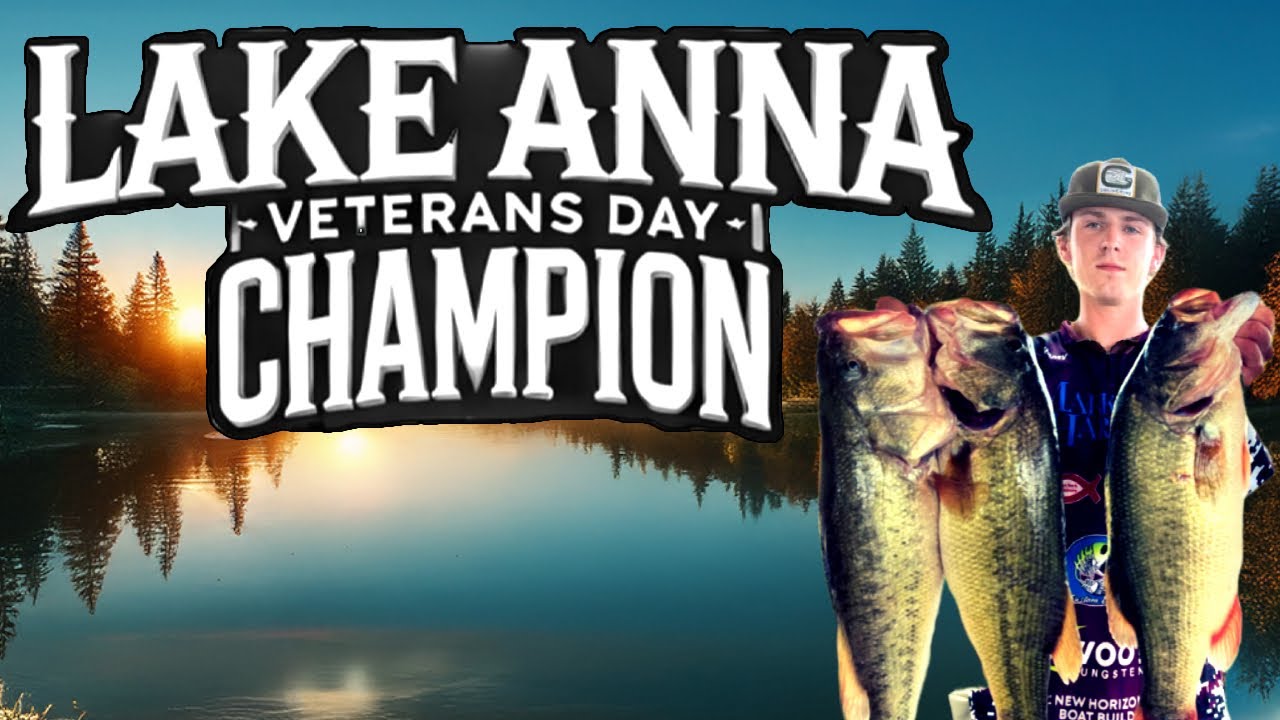 Lake Anna Winter Bass Fishing with Veterans Day Tournament Champ Timmy ...