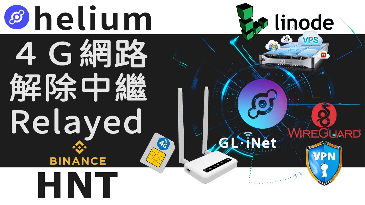 【Helium】4G網路+VPN+VPS手把手操作，解除Hotspot礦機Relayed中繼狀態 - YouTube