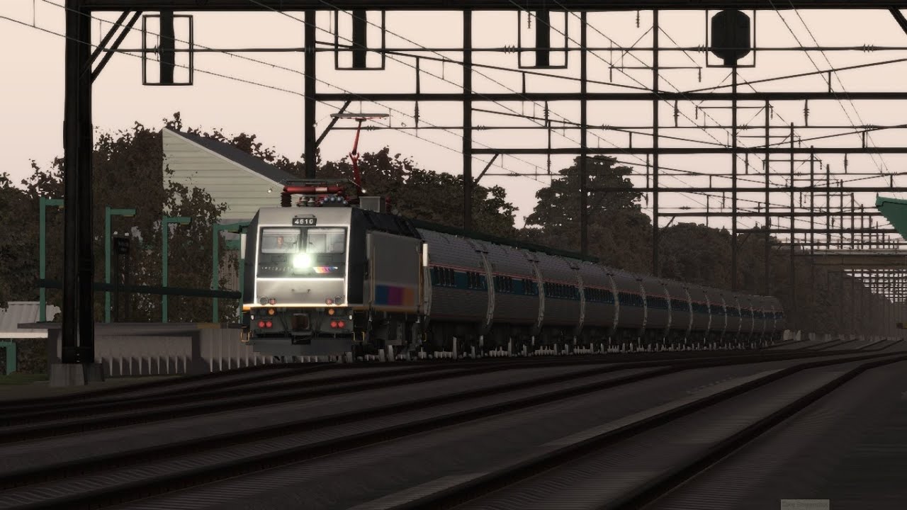 Train Simulator 2016 HD: Last Amtrak Clocker Train 624 w/ ALP-46 4610 ...