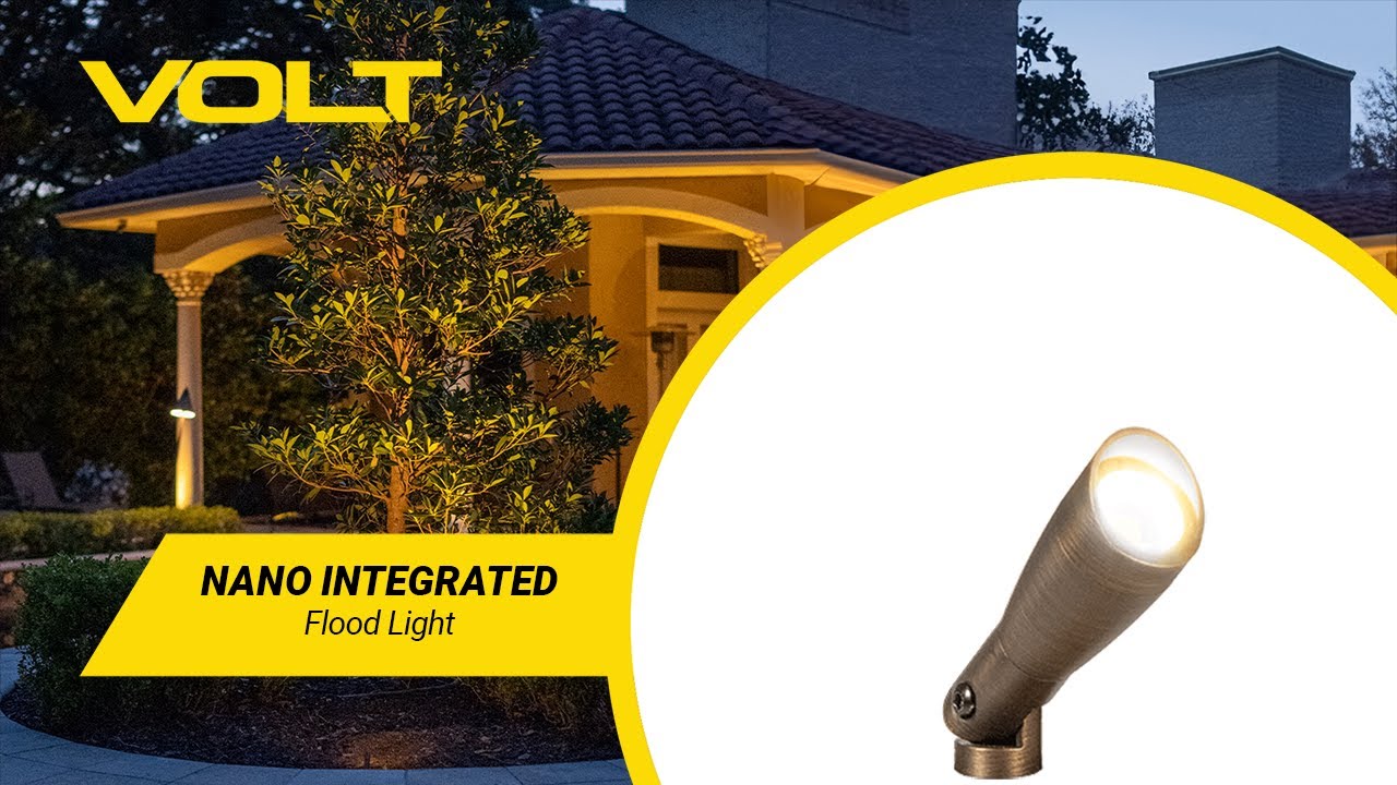 VOLT® Nano Integrated LED Brass Flood Light (Bronze) | What's In The ...