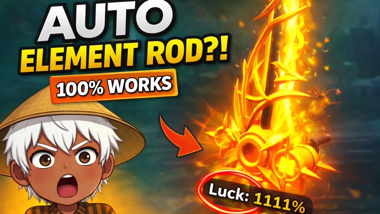 AUTO ELEMENT ROD! Cara Tercepat Dapetin Element Rod | Tutorial Fish It ...