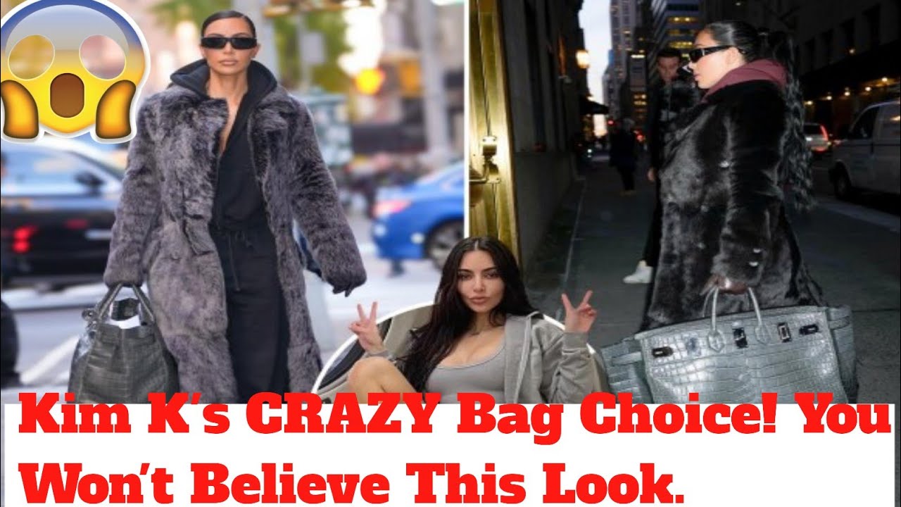 Kim K's CRAZY Bag Choice! You Won't Believe This Look. - YouTube
