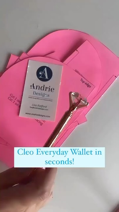 HELLO CLEO! 💗 #andriedesigns #handmade #shorts #sewing #foryoupage #pattern #wallet # ...
