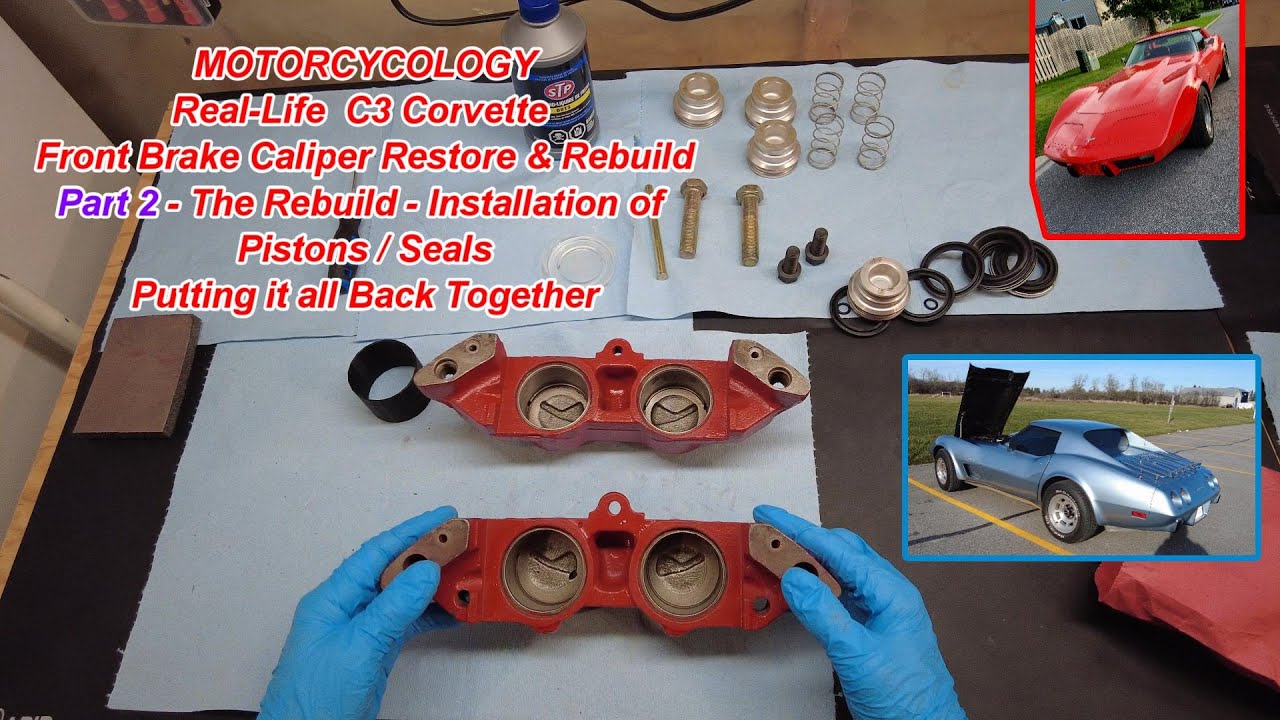 Real-Life C3 Corvette Brake Caliper Restore & Rebuild - Part 2 - Piston ...