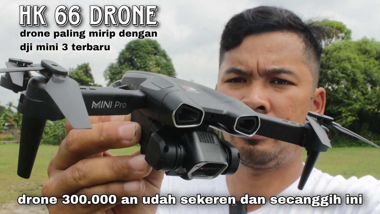 drone hk66 drone 260.000 an / tes terbang outdor - YouTube