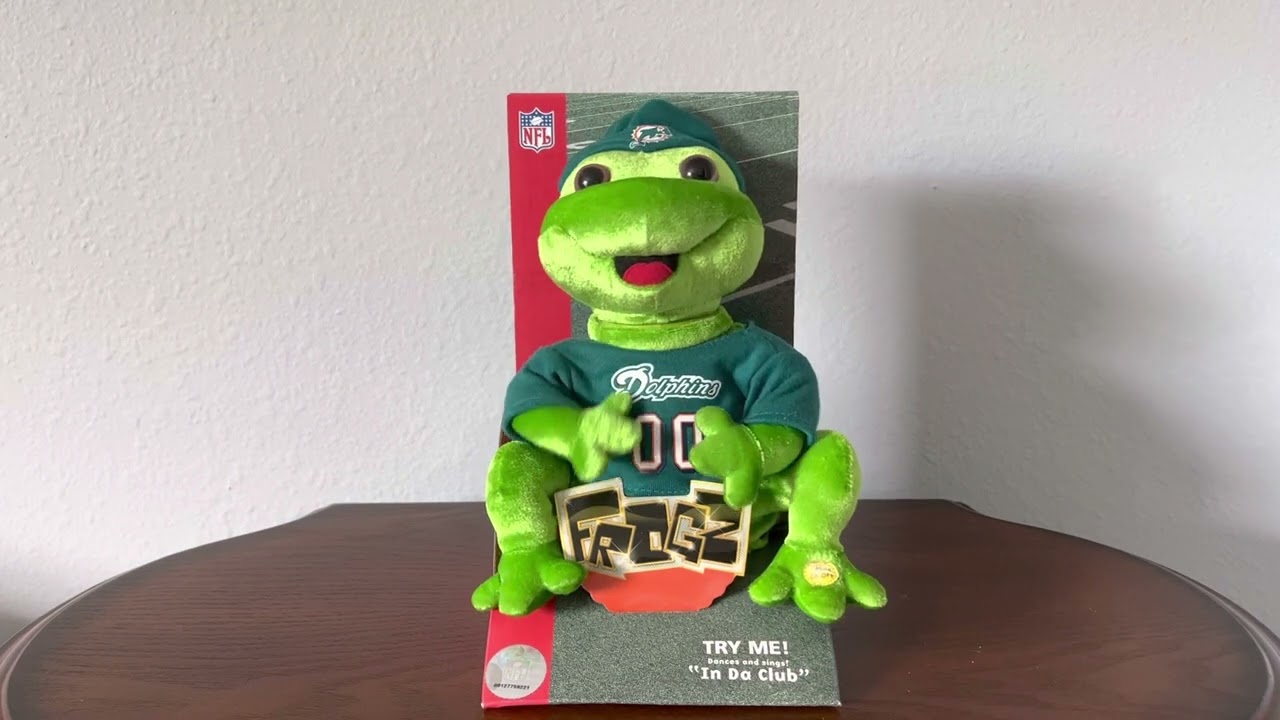 (Gemmy) NFL Frogz - Miami Dolphins - In Da Club - YouTube