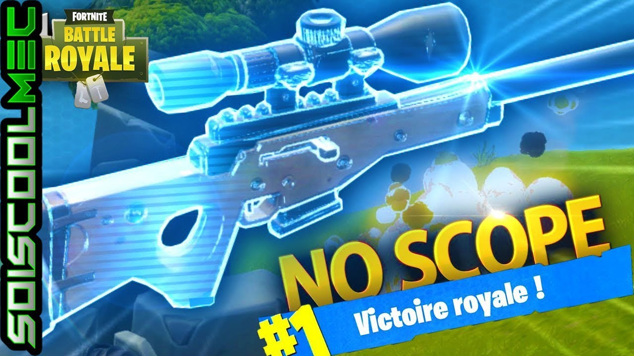 MON PREMIER TOP 1 NO SCOPE! SNIPER! FORTNITE BATTLE ROYAL! - YouTube