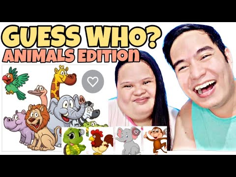 GUESS WHO ANIMALS EDITION | MY SPECIAL ATE ANSWER | Ian Espinosa ...