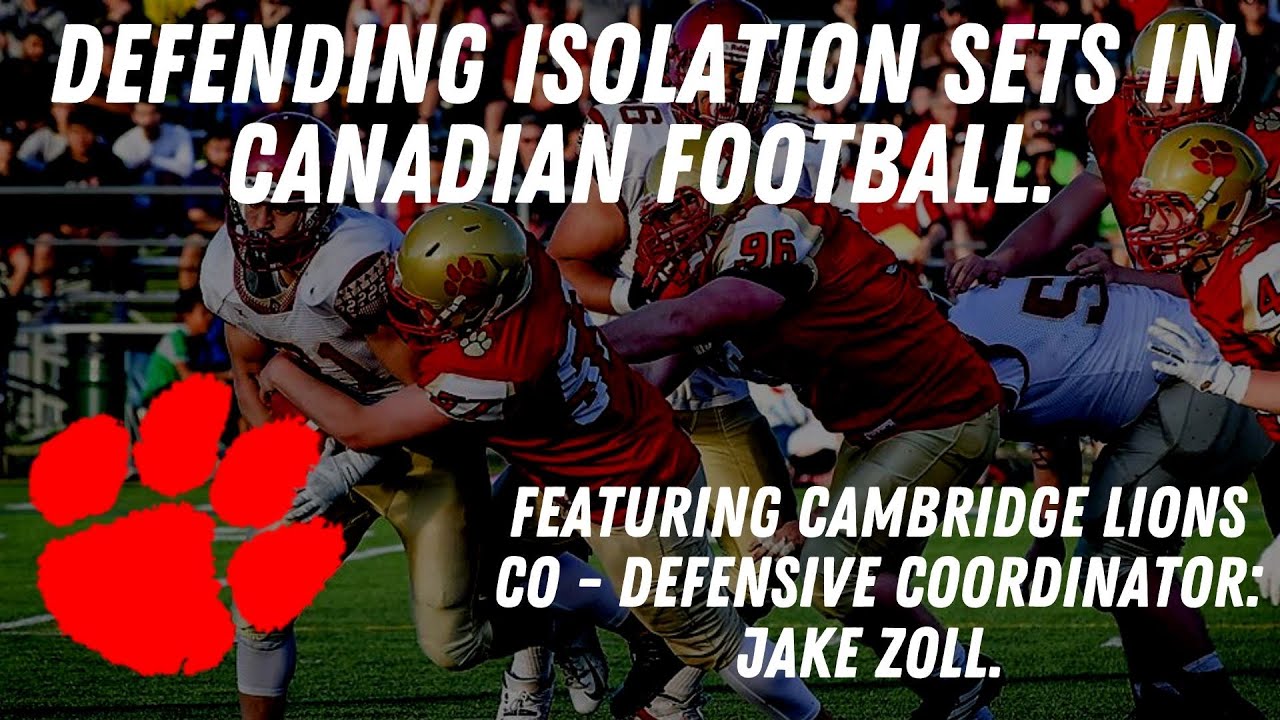 Coaching Cover 3 against Isolation sets in Canadian Football. - YouTube