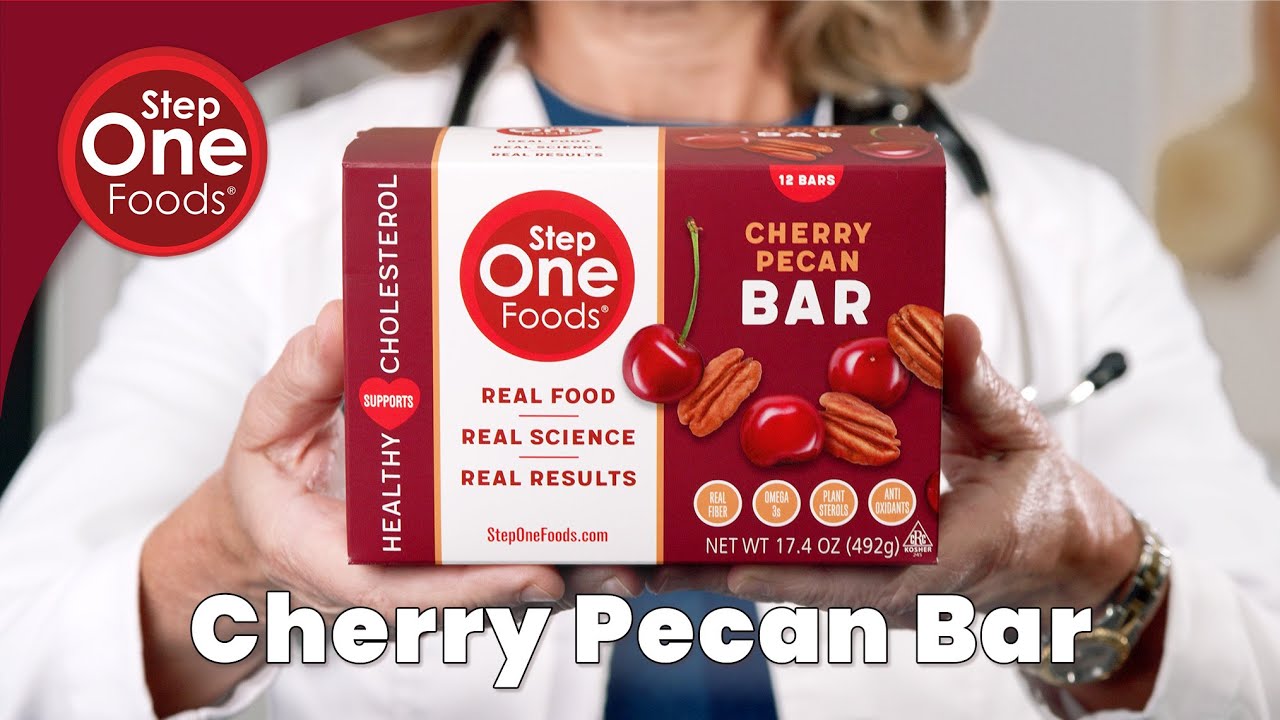 New Product Alert: Cherry Pecan Bar | Step One Foods - YouTube