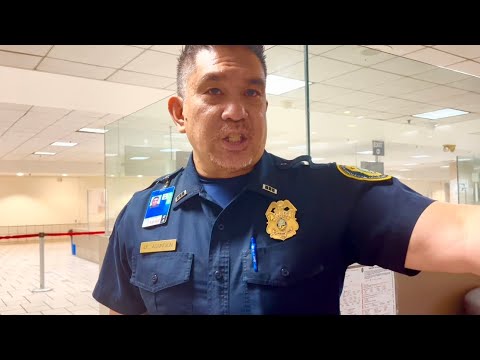 US Customs REFUSAL Goes INSANE When Cameraman IGNORES Orders!!! GUAM ...