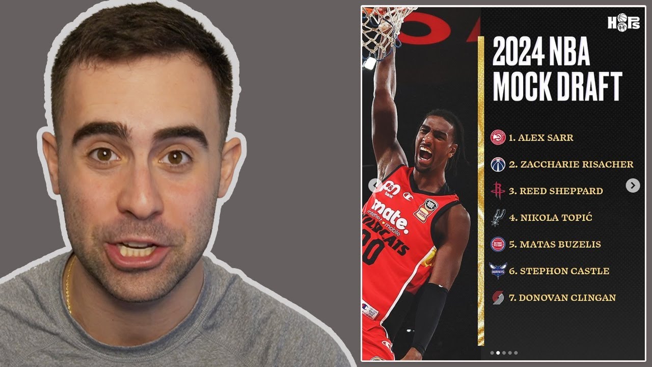 Reacting to Bleacher Reports Post Lottery NBA Mock Draft - YouTube