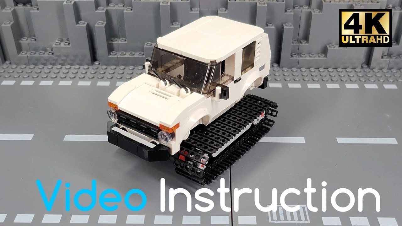 LEGO MOC - VAZ Niva 2121 with tracks / Instruction - YouTube