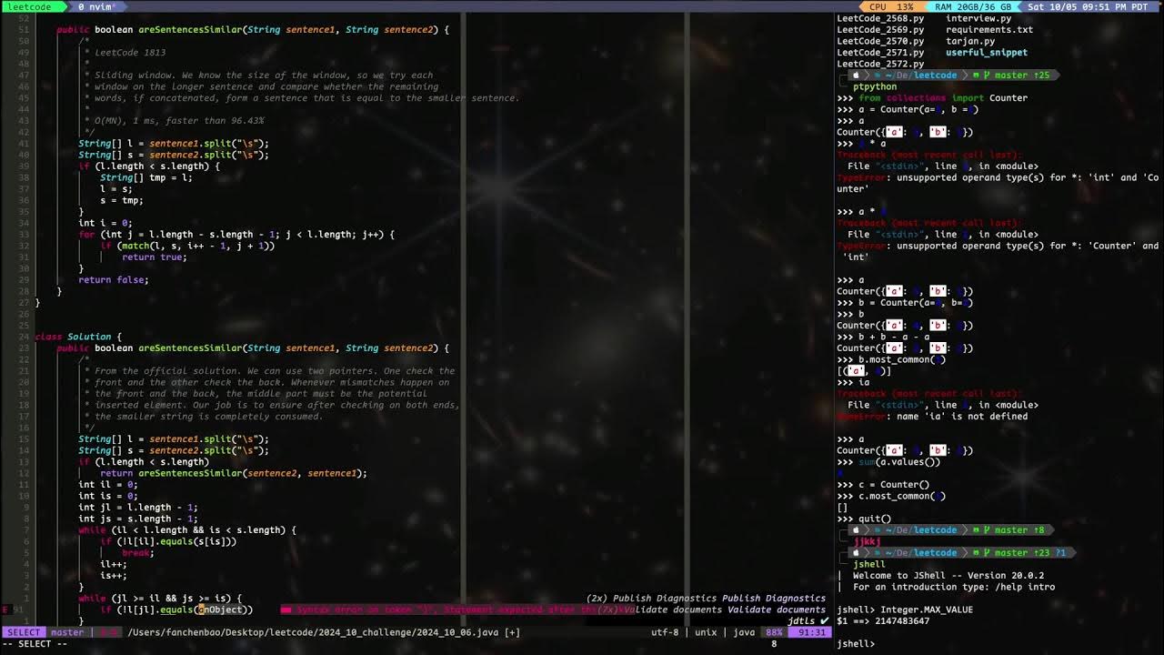 2024-10-05 LeetCode 1813 - YouTube