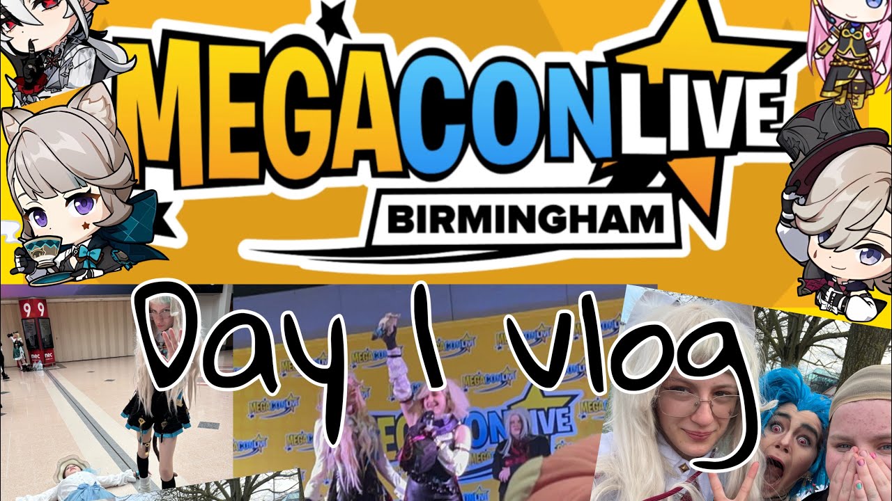 Megacon Birmingham day 1 vlog - YouTube