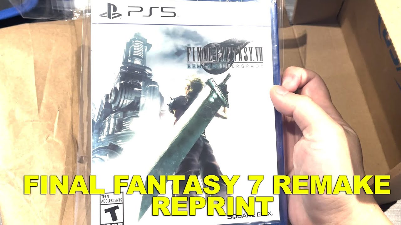 Final Fantasy VII Remake Intergrade PS5 Reprint Is Here! - YouTube