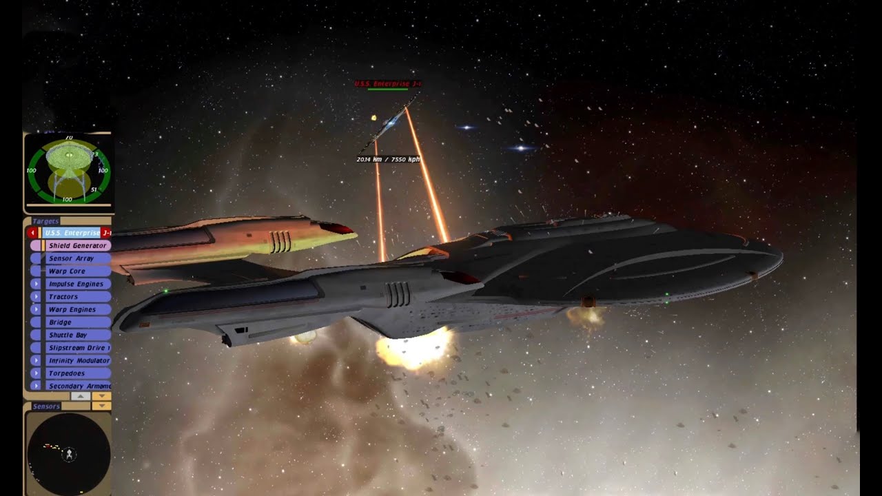 Star Trek bridge commander | Enterprise g vs Enterprise j | eclipse ...