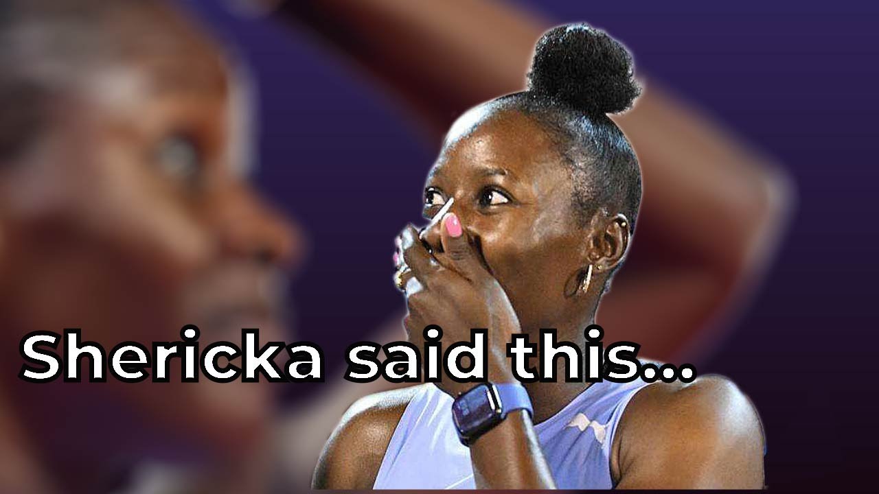 track and field star Shericka revealed part of her race plan[track and ...