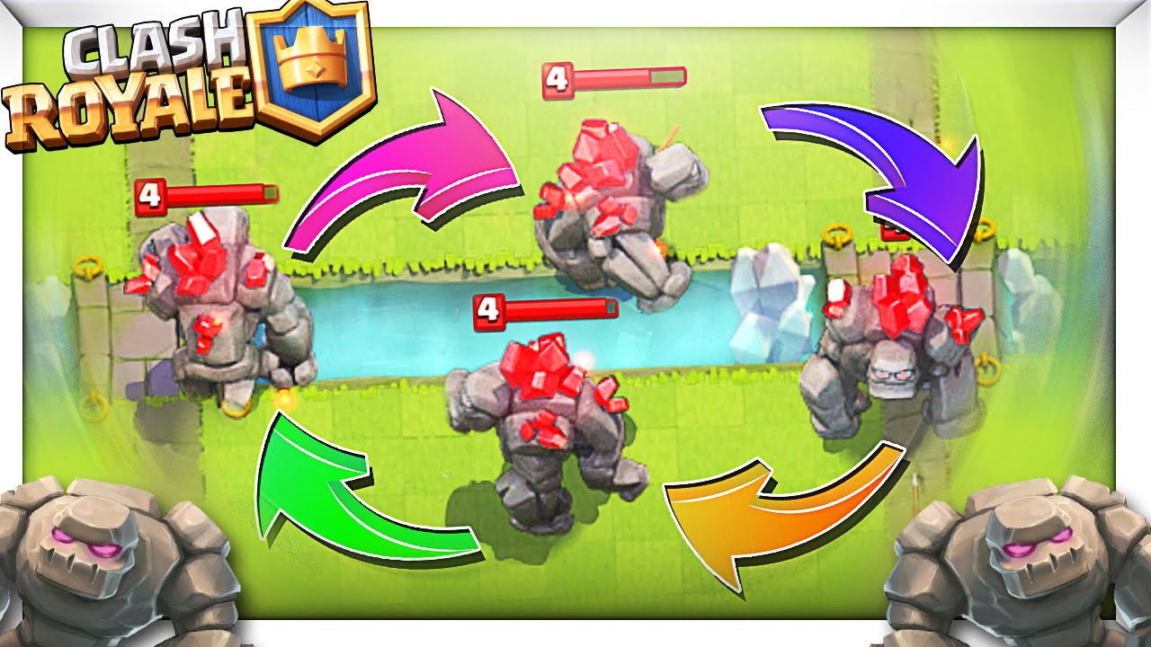 Clash Royale / GOLEM GO-ROUND / SO MANY LAPS! - YouTube