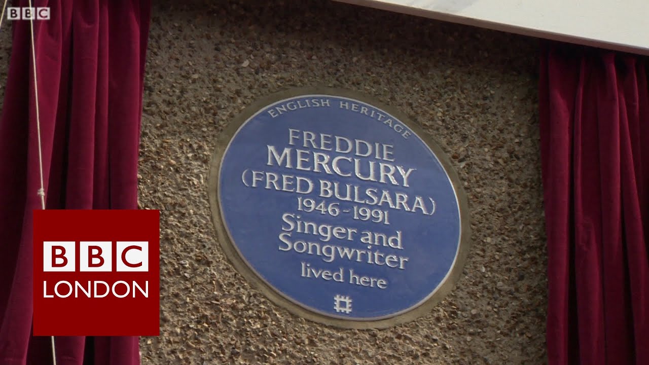 Blue Plaque unveiled on Freddie Mercury's first London home - BBC ...