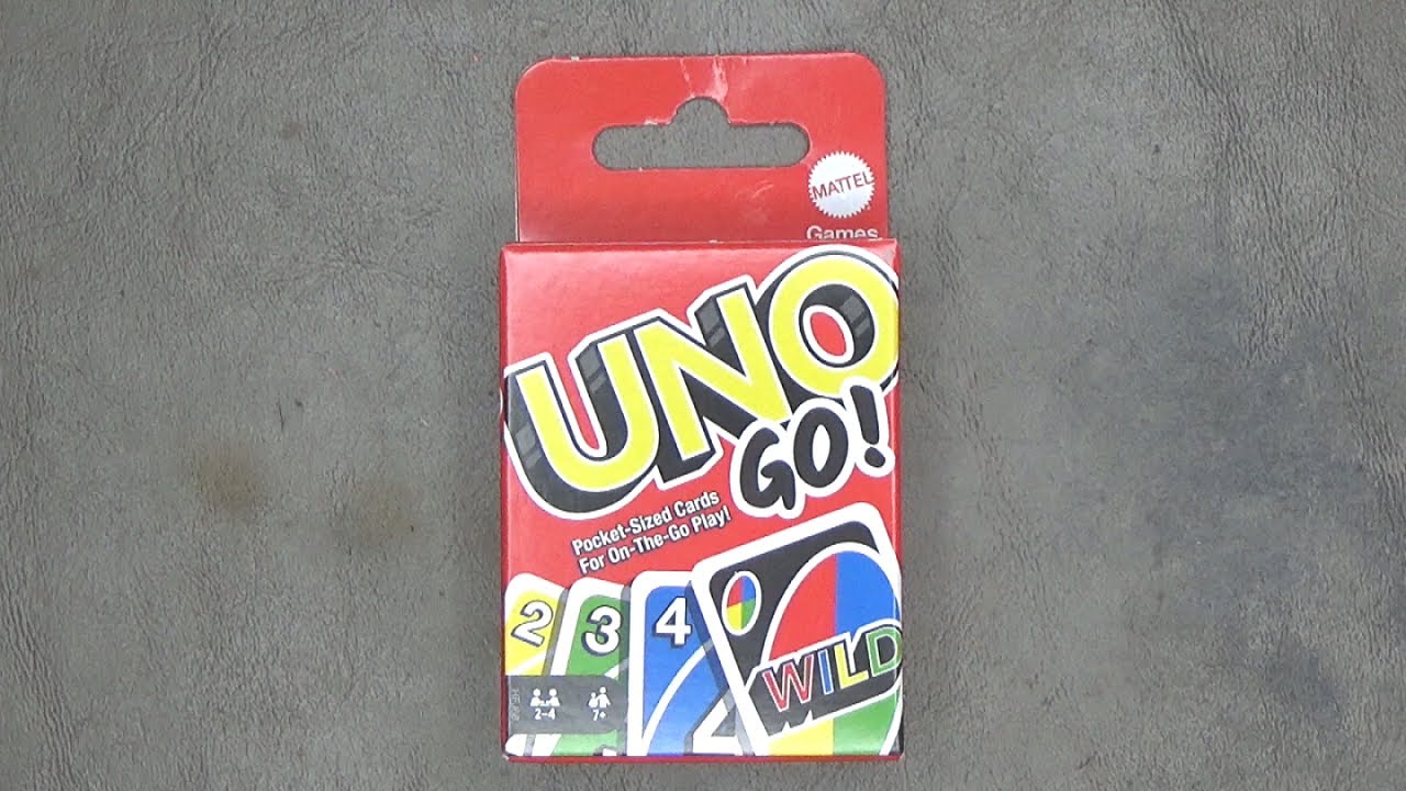 UNO GO! Card Game Opening - YouTube