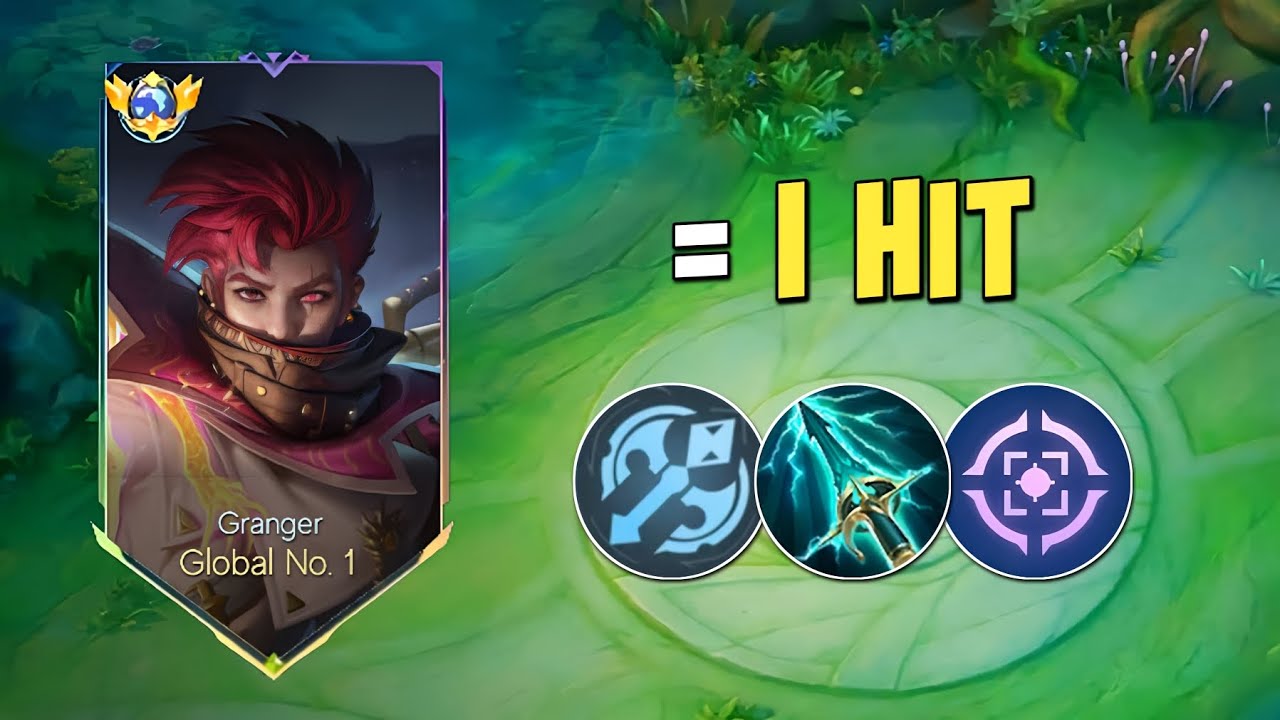 GLOBAL GRANGER 1 HIT BUILD 2024!! (insane damage) - Mobile Legends ...