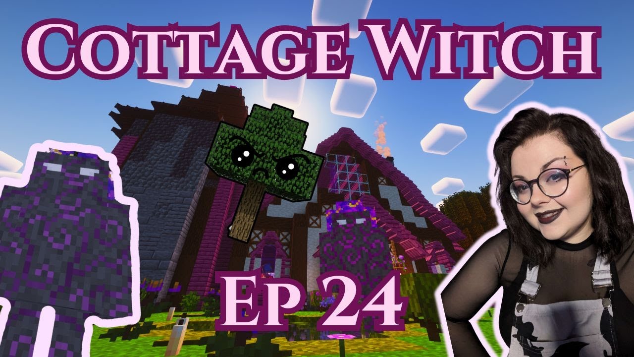 A TREE ATE MY HOUSE ~ Episode Twenty four ~ Cottage Witch Minecraft ...