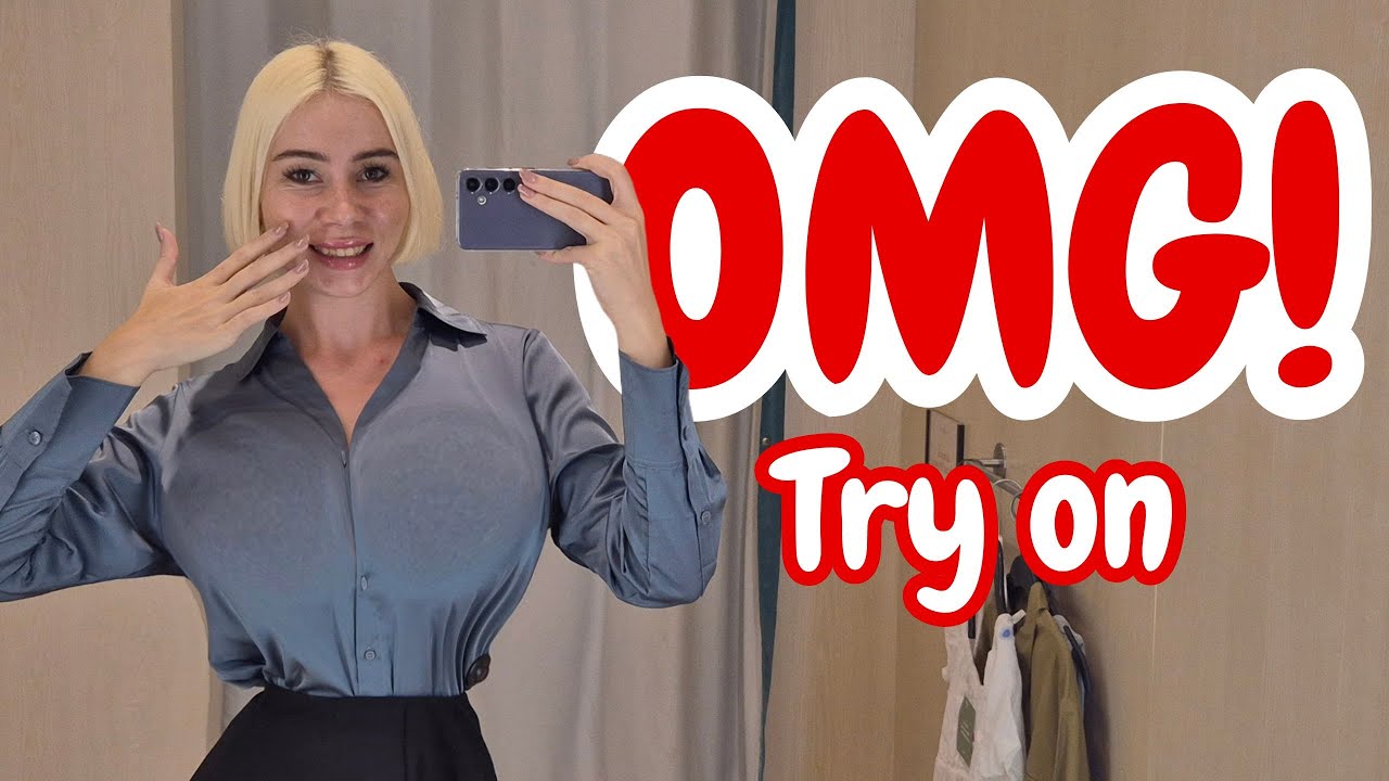 Try on Haul Clothes with Model Alice Dali | Shopping Experience ...