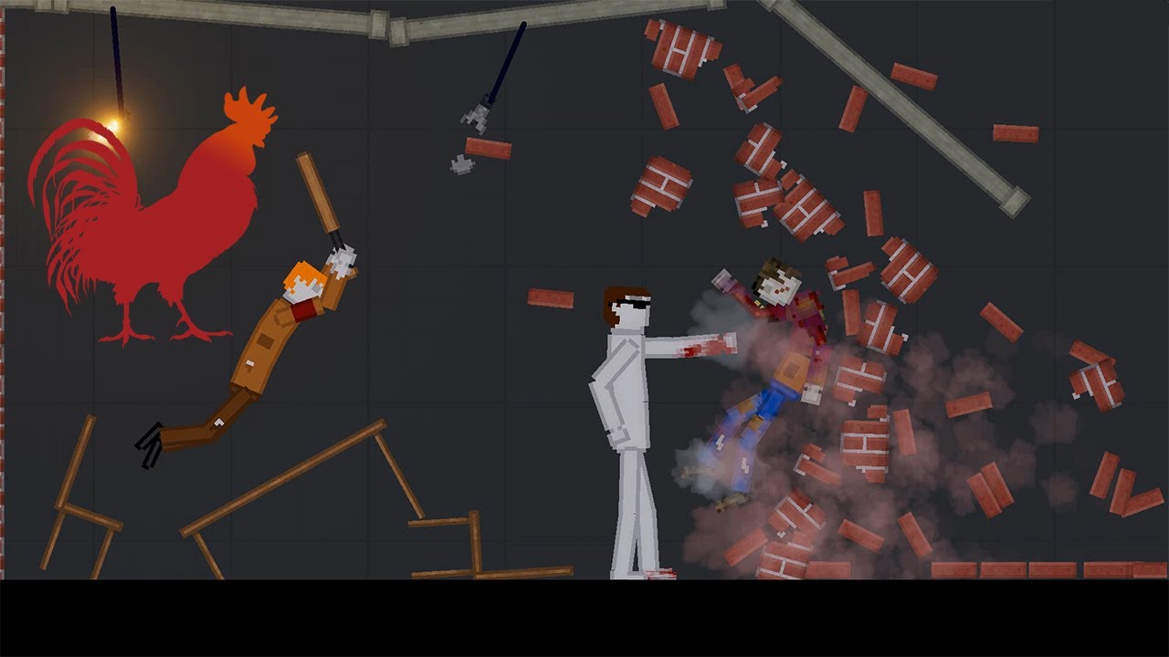 Terminator vs people in people playround, battle, mod, role-playing ...