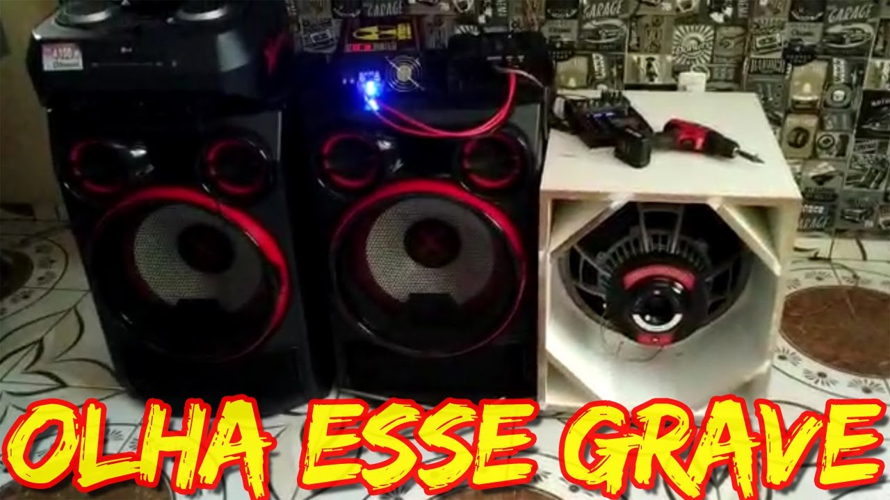 JBL VULCANO 3.8 DE 18" TOCANDO MUITO FORTE EM PROJETO RESIDENCIAL | OLHA ESSE GRAVE, MUITO FORTE ...