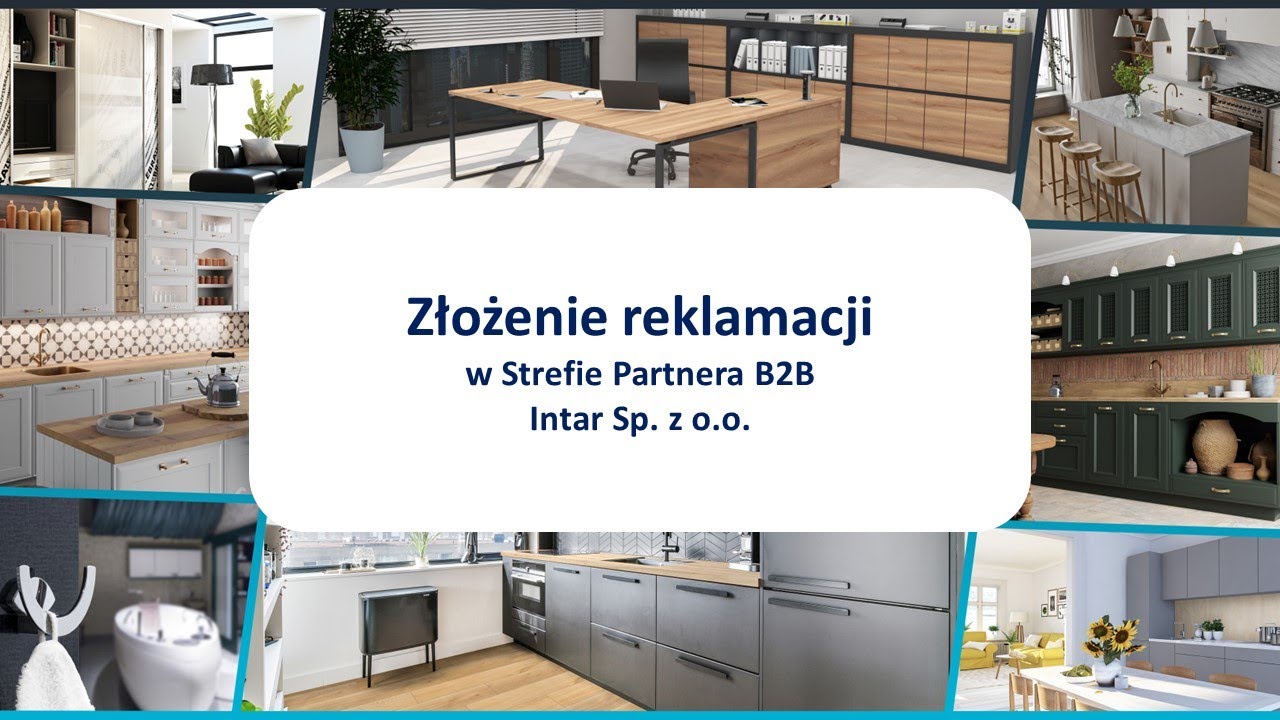 Intar Sp z o o Strefa Partnera B2B Złożenie reklamacji - YouTube