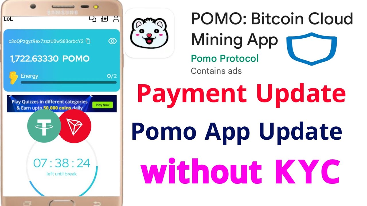 Pomo Mining App Payment Update | How to New Update Pomo App 2022 | pomo ...