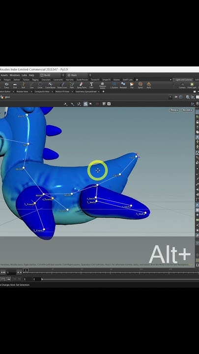 Rigging Character with Houdini KineFX #characteranimation #characterrigging #houdinitutorial ...