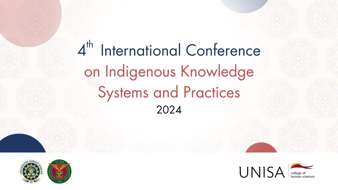 Day 1 – Afternoon session: International Conference on Indigenous ...