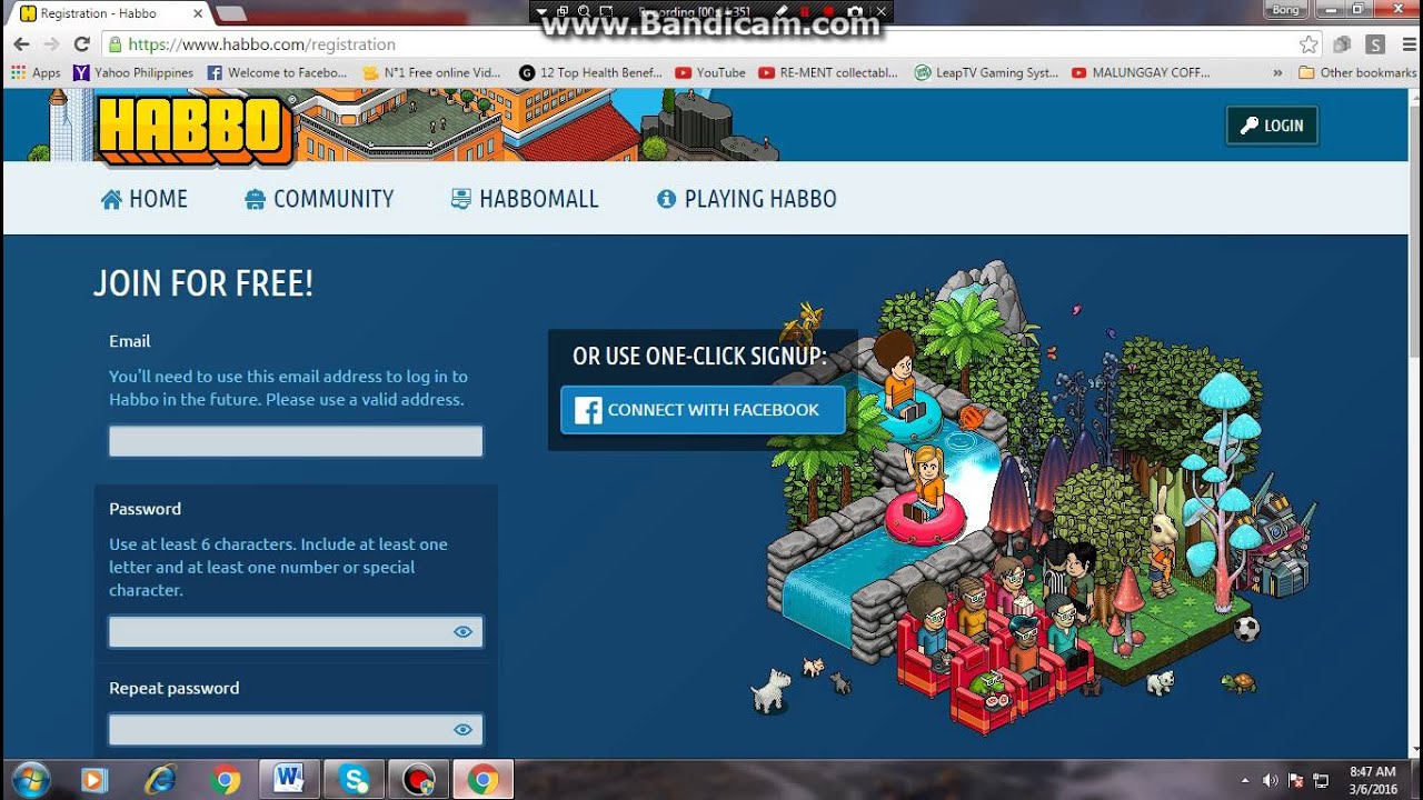 HOW TO REGISTER IN HABBO - YouTube