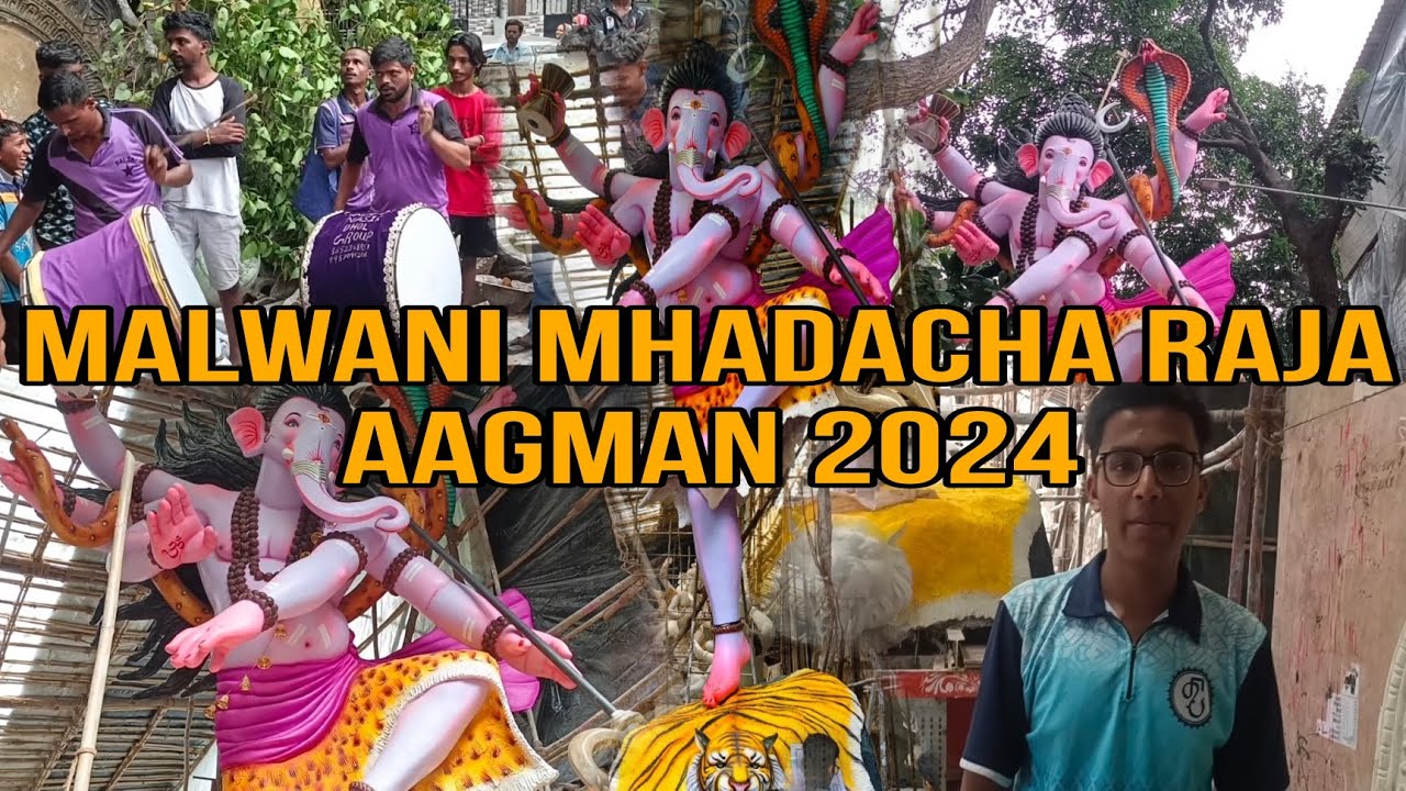 Malwani Mhadacha Raja Aagman 2024 | Malwani Ganpati Maha Aagman ...