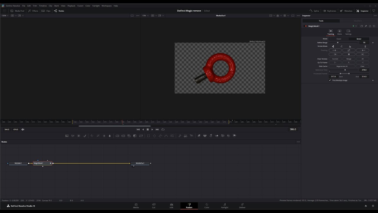 How to Use - DaVinci Resolve Studio 19 - Magic Mask to remove ...