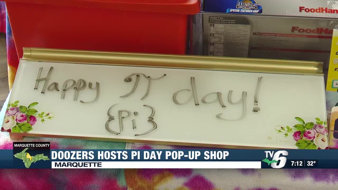 Doozers celebrates Pi Day with pop-up shop, pi cookies - YouTube