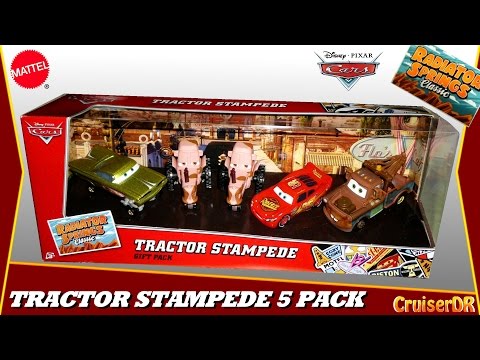 Disney Cars Tractor Stampede 5 Pack Radiator Springs Classic TRU 1:55 Mattel