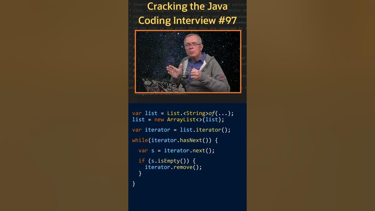What Is A Concurrentmodification Exception Cracking The Java Coding Interview Youtube