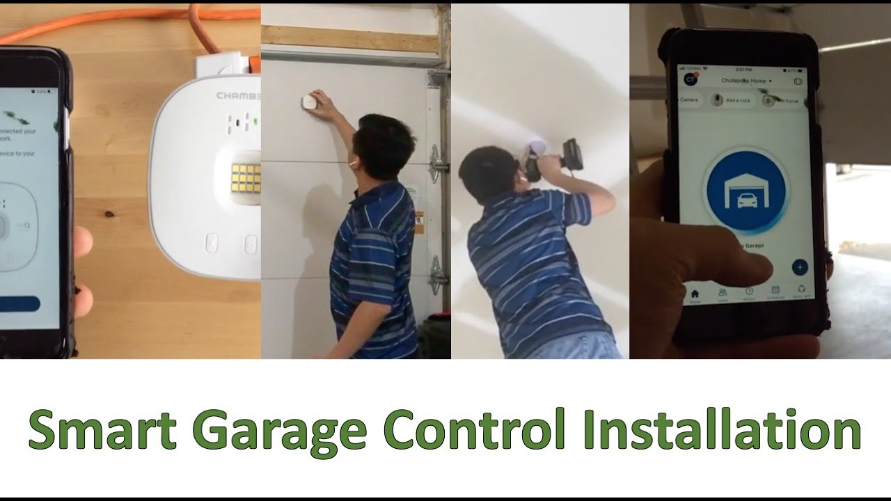 DIY: Smart Garage Control Installation (Chamberlain) - YouTube
